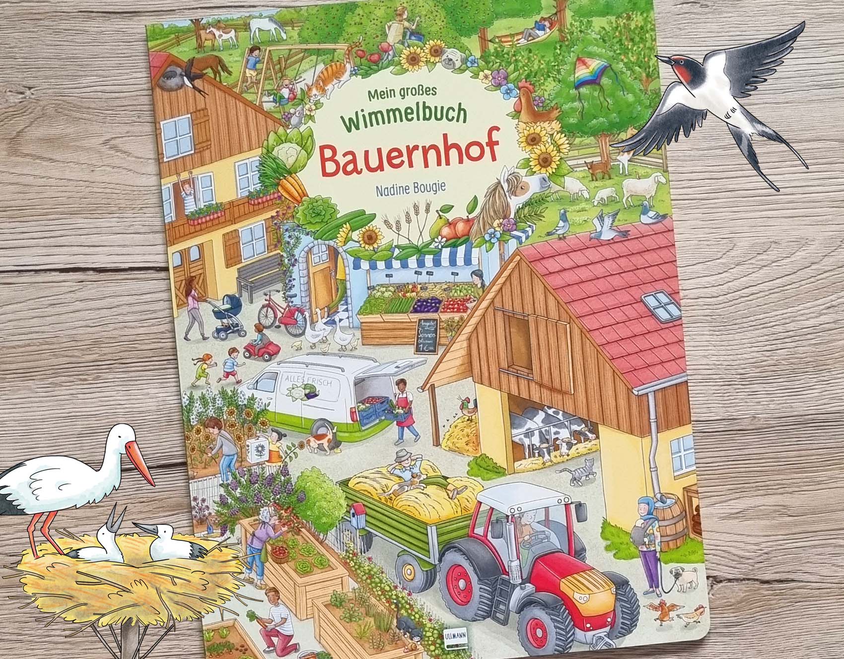 Mein großes Wimmelbuch BAUERNHOF - Nadine Bougie